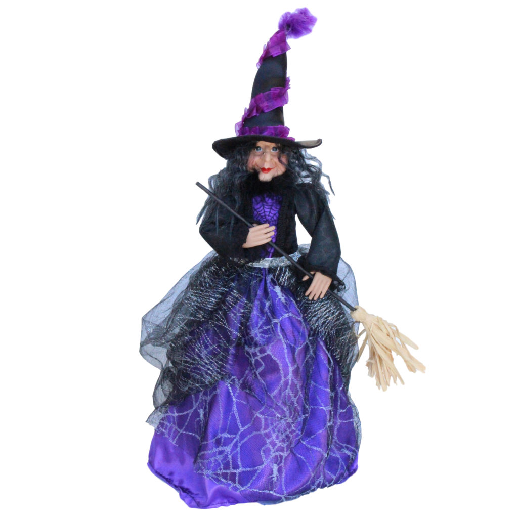 Purple Witch 24in - Christmas Heirloom Company