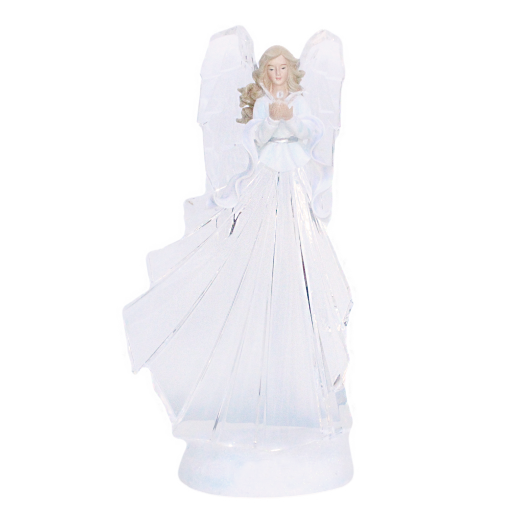 Acrylic Angel with Dove - Christmas Heirloom Company