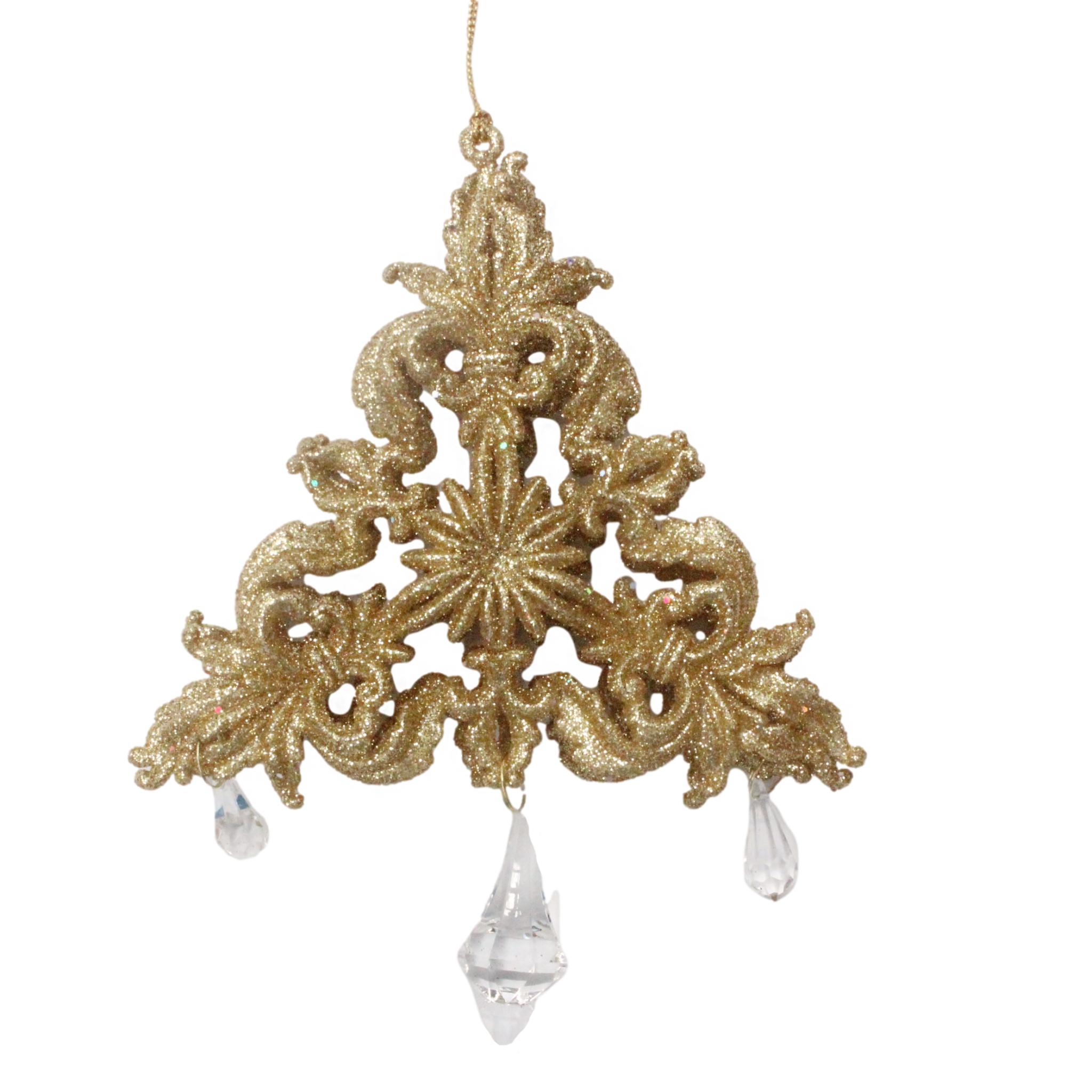 Tree with Hanging Crystals - Christmas Heirloom Company