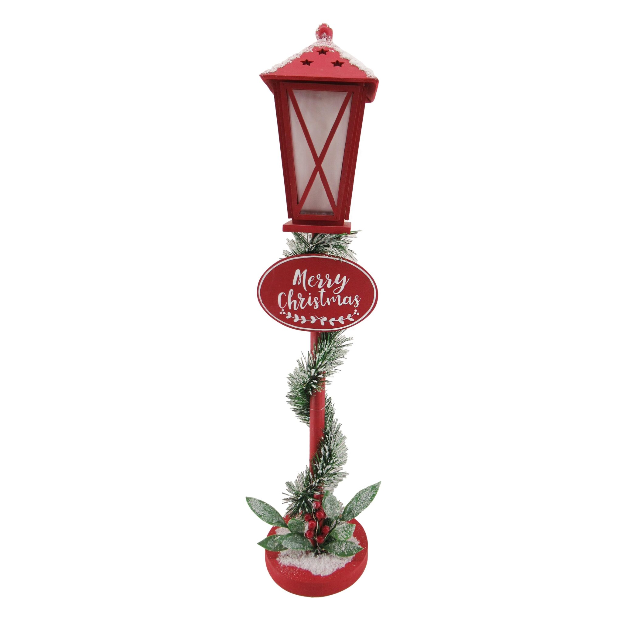 Red Lamp Post - Christmas Heirloom Company