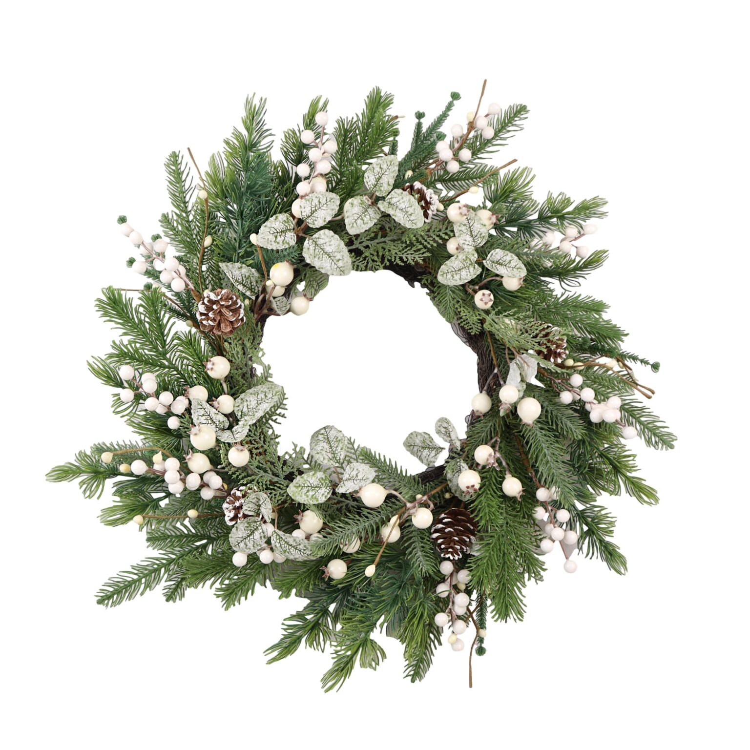 Mistletoe Berry Wreath - Christmas Heirloom Company