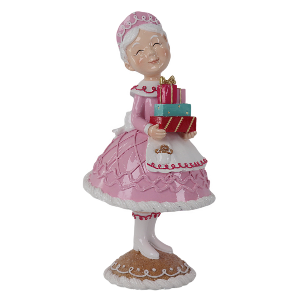 Mrs Claus in Pink - Christmas Heirloom Company